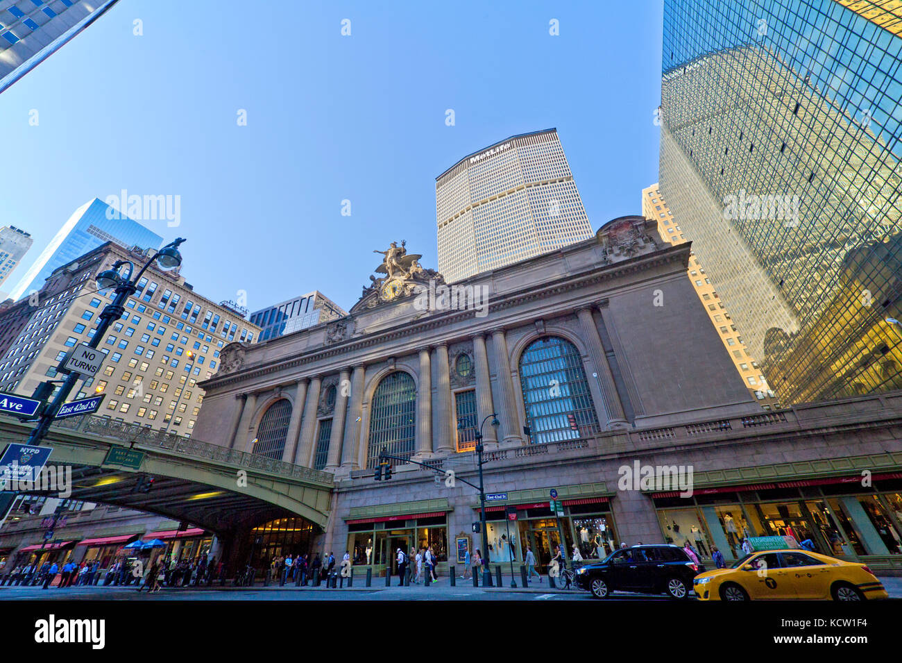 Grand Central Station facade, 42nd Street Stock Photo - Alamy