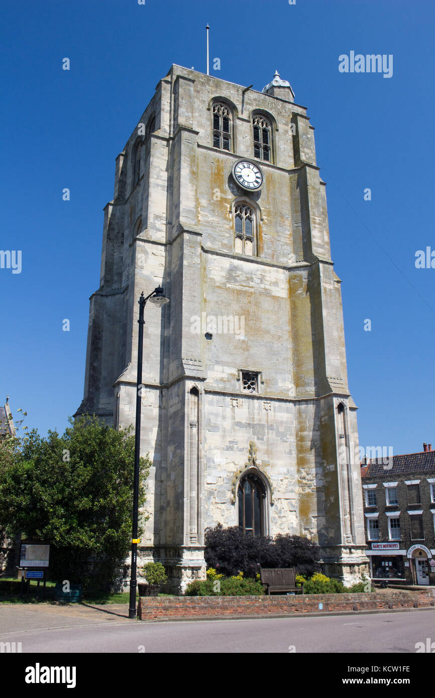 The Bell Tower, St Michael's Church, Beccles, Suffolk, , England ...