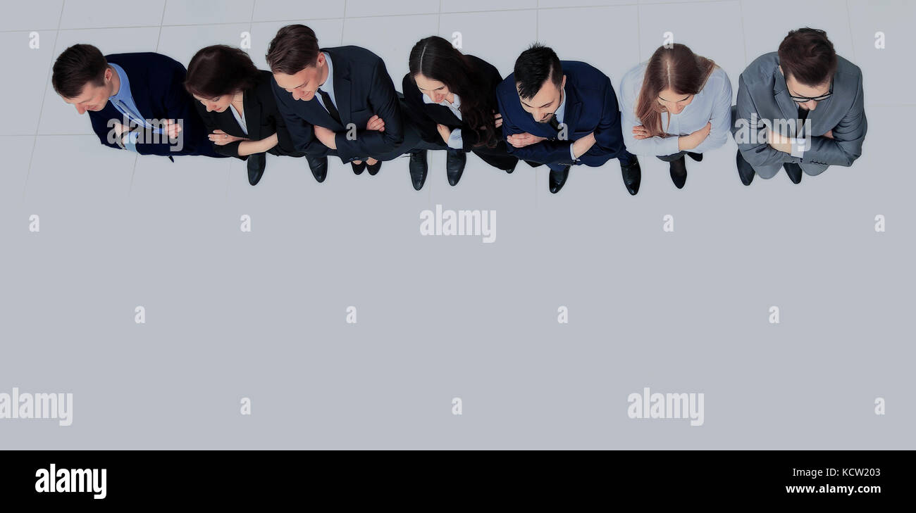 group of business people together. view from above Stock Photo - Alamy
