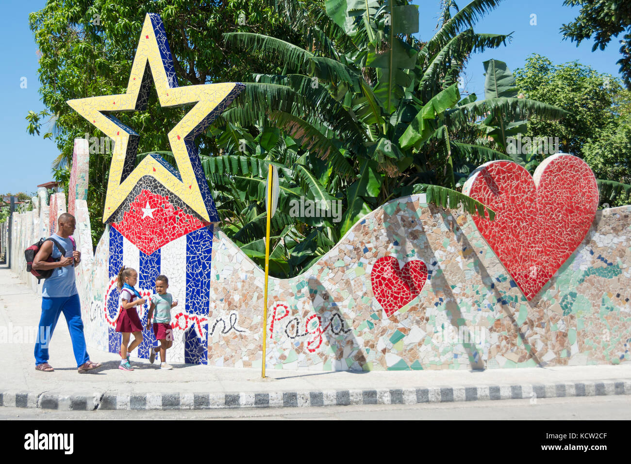 Fusterlandia, Jaimanitas, Havana, Cuba. A creation of Jose Fuster, a ...