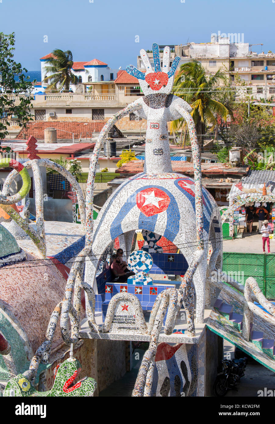 Fusterlandia, Jaimanitas, Havana, Cuba. A creation of Jose Fuster, a ...