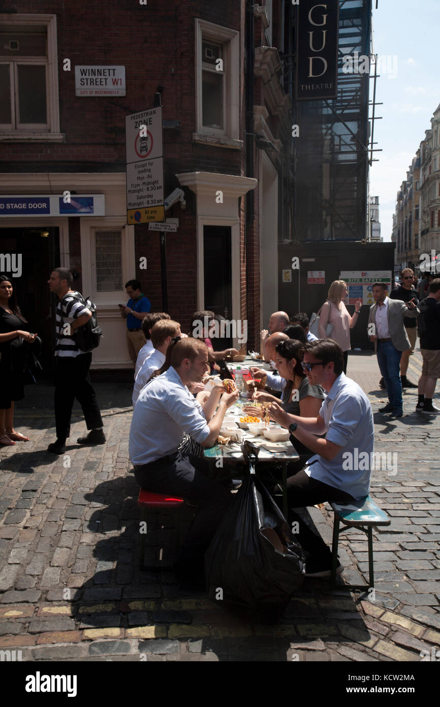 street food union rupert street soho london england Stock Photo - Alamy