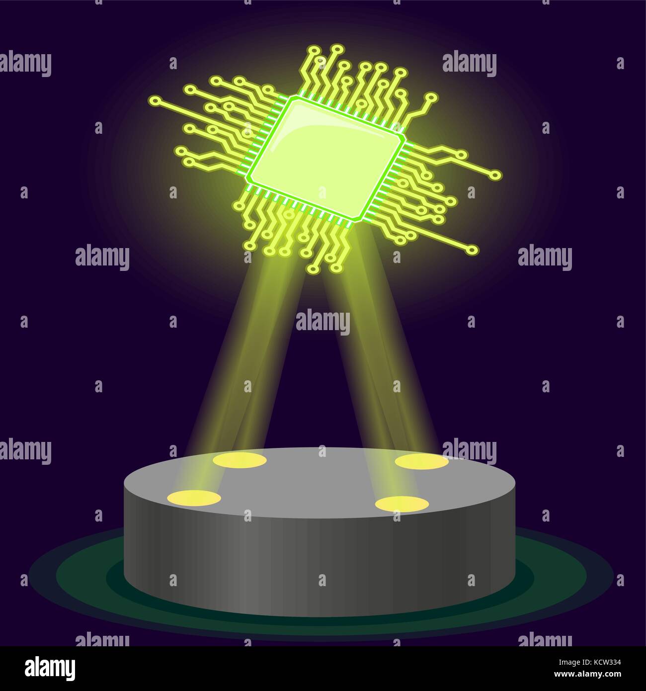 Hologram icon vector vectors hi-res stock photography and images - Alamy
