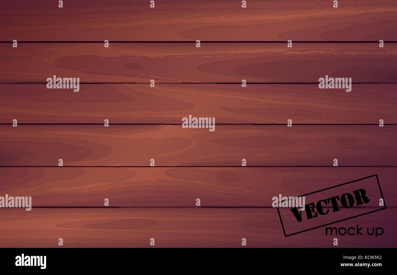 The wooden surface. red board. imitation wood. mock up. vector ...