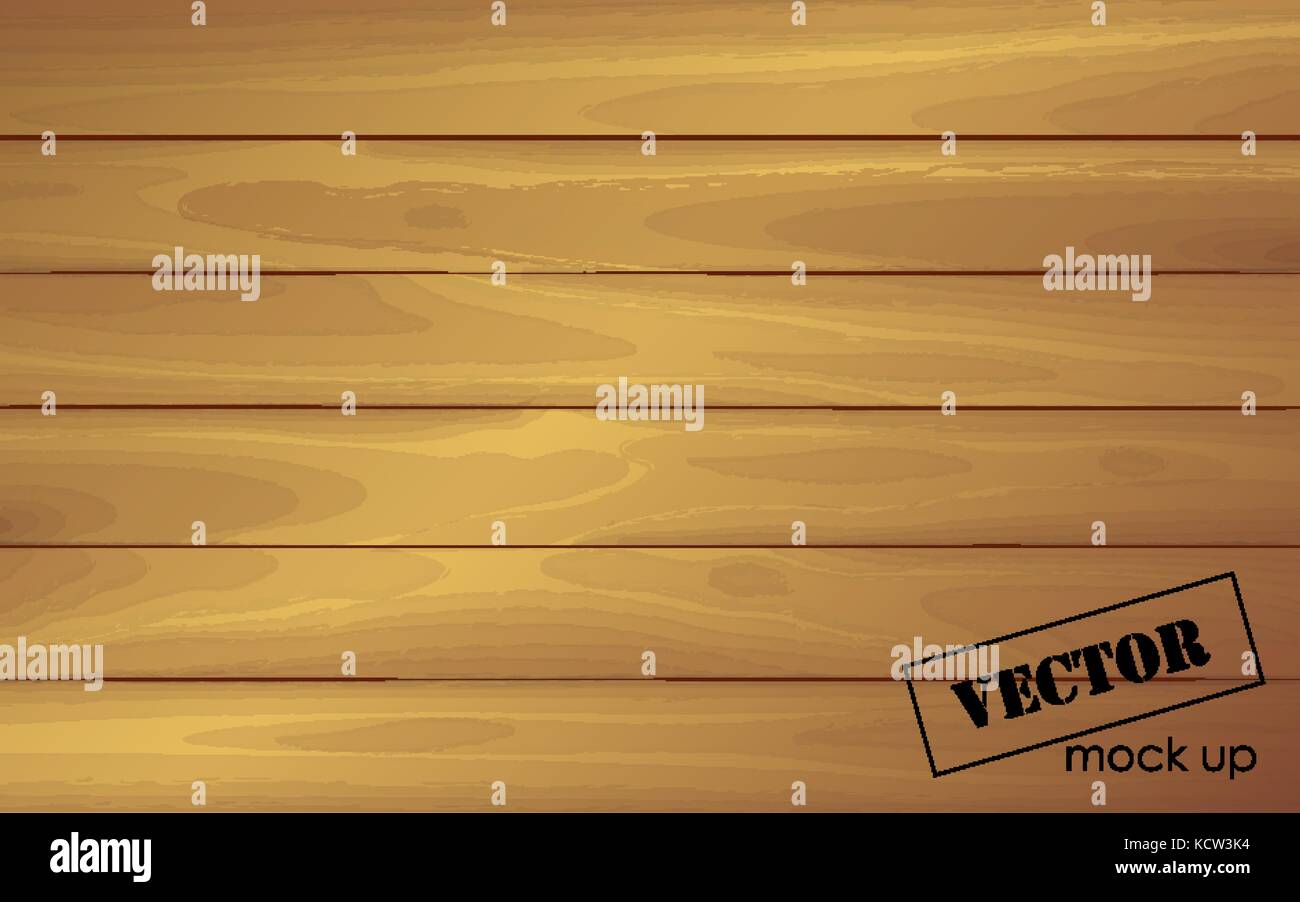 The wooden surface. light board. imitation wood. mock up. vector ...
