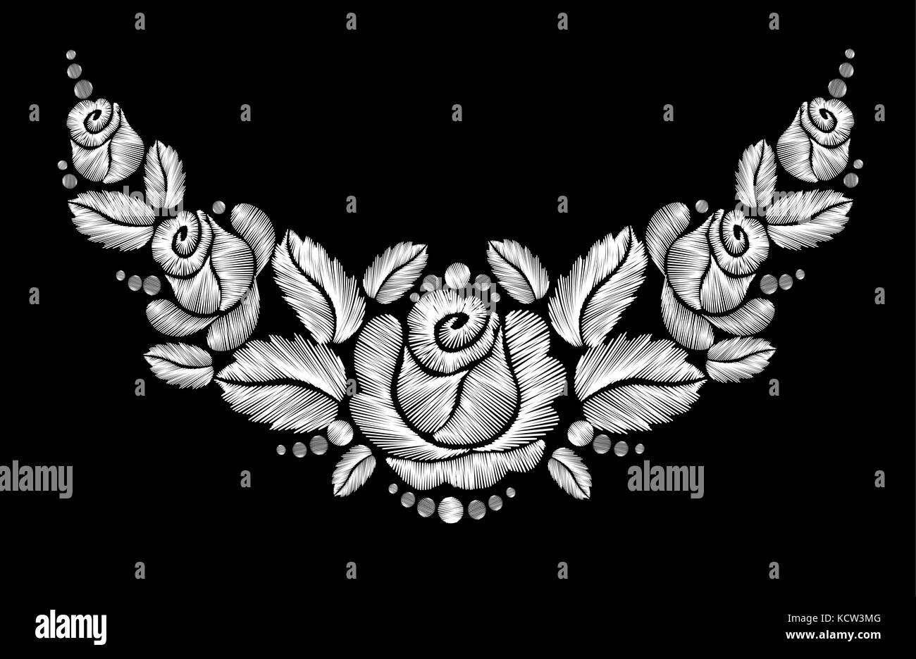 Embroidery designs hi-res stock photography and images - Alamy