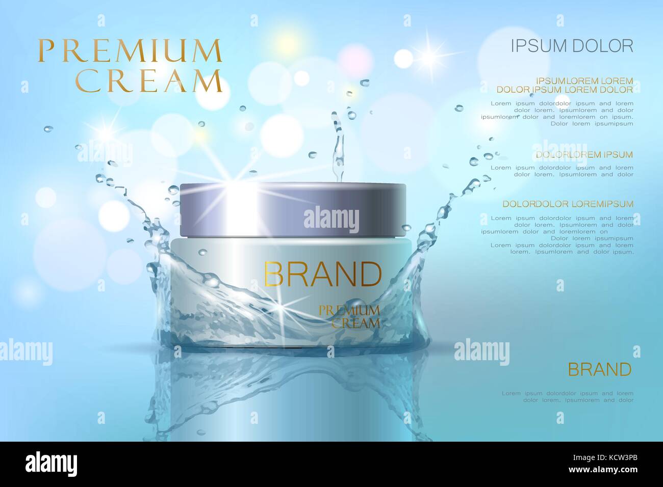 Premium VIP cosmetic ads, hydrating luxury facial cream for sale ...
