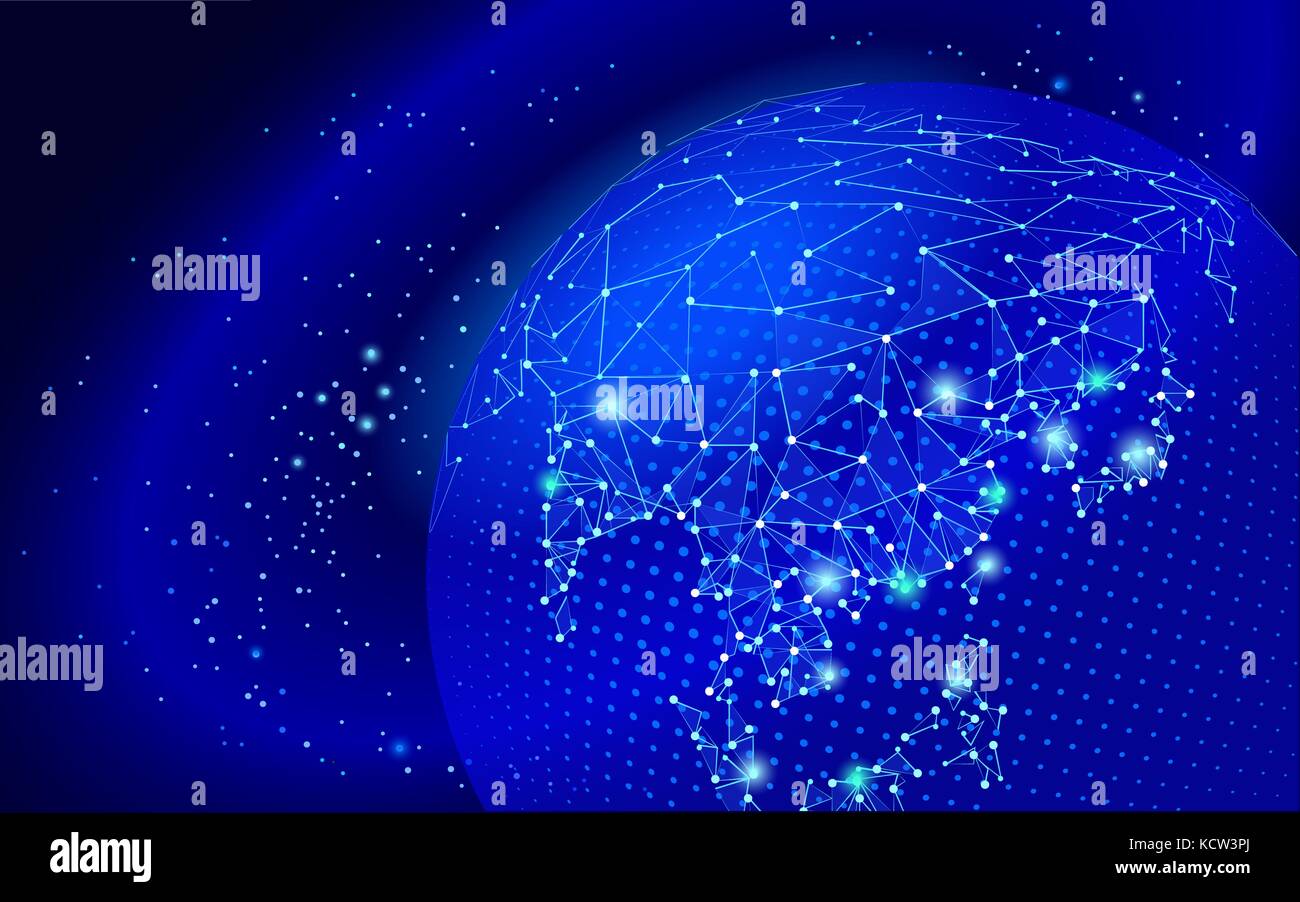 Network connection meaning world Stock Vector Images - Alamy