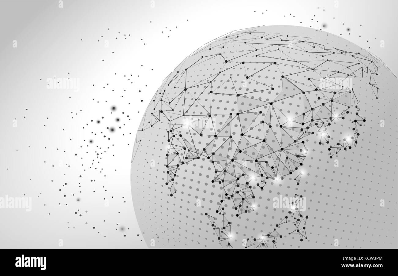 Sphere representing earth Black and White Stock Photos & Images - Alamy