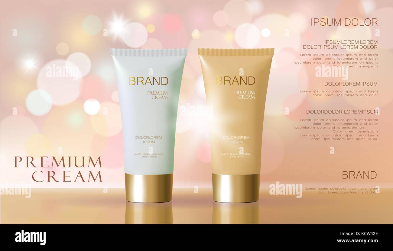 Face cream ad Stock Vector Images - Alamy