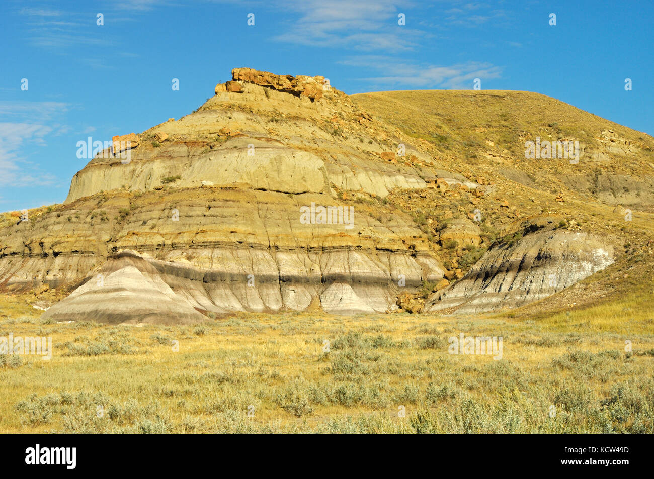 Castle Butte in the Big Muddy Badlands, Big Muddy Badlands ...