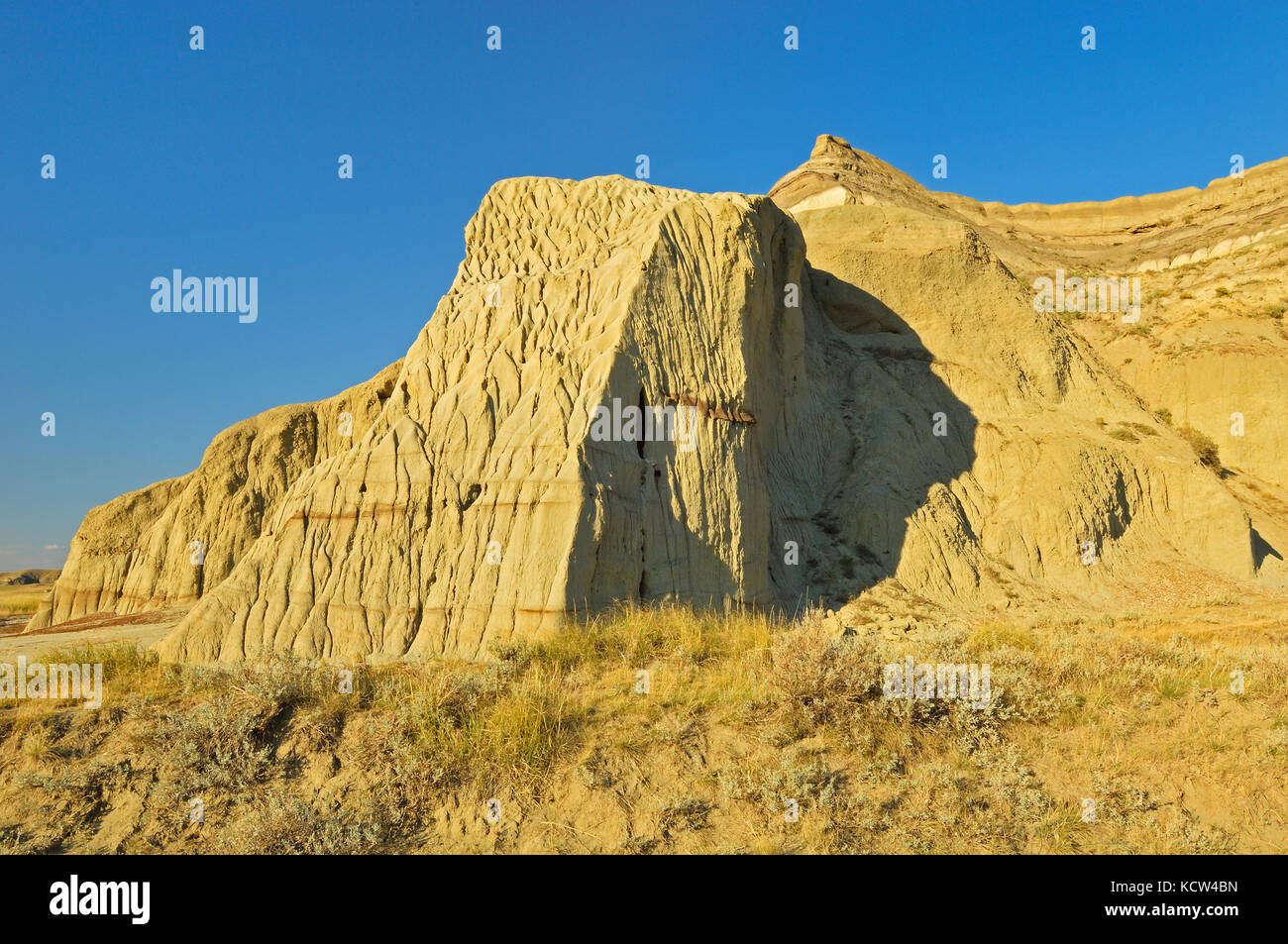 Castle Butte in the Big Muddy Badlands, Big Muddy Badlands ...