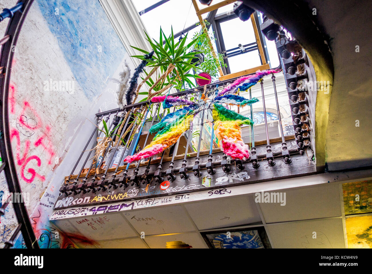 Art work at the 59 Rivoli Art Centre in PAris, France Stock Photo - Alamy
