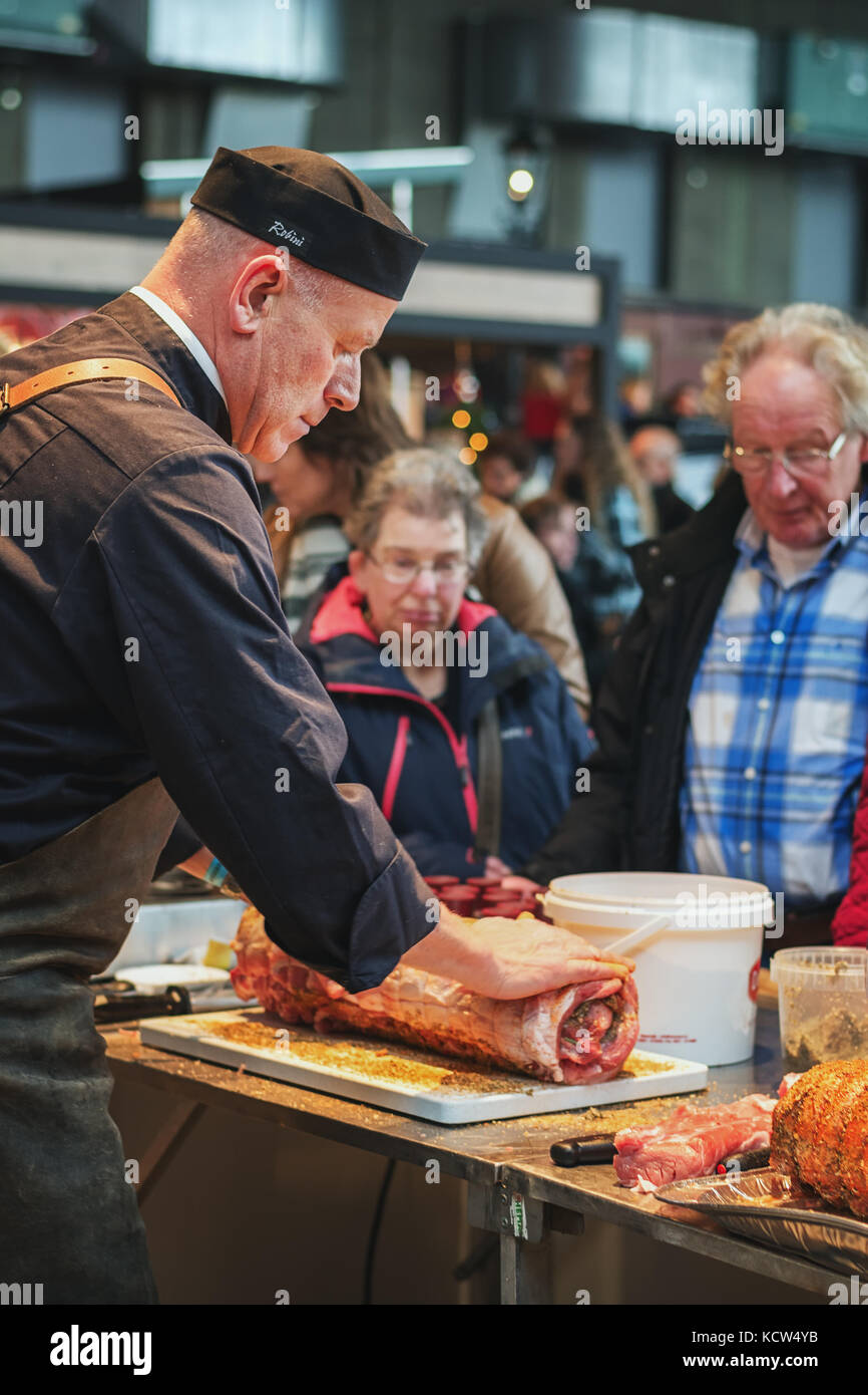 Bloody butcher apron hi-res stock photography and images - Alamy