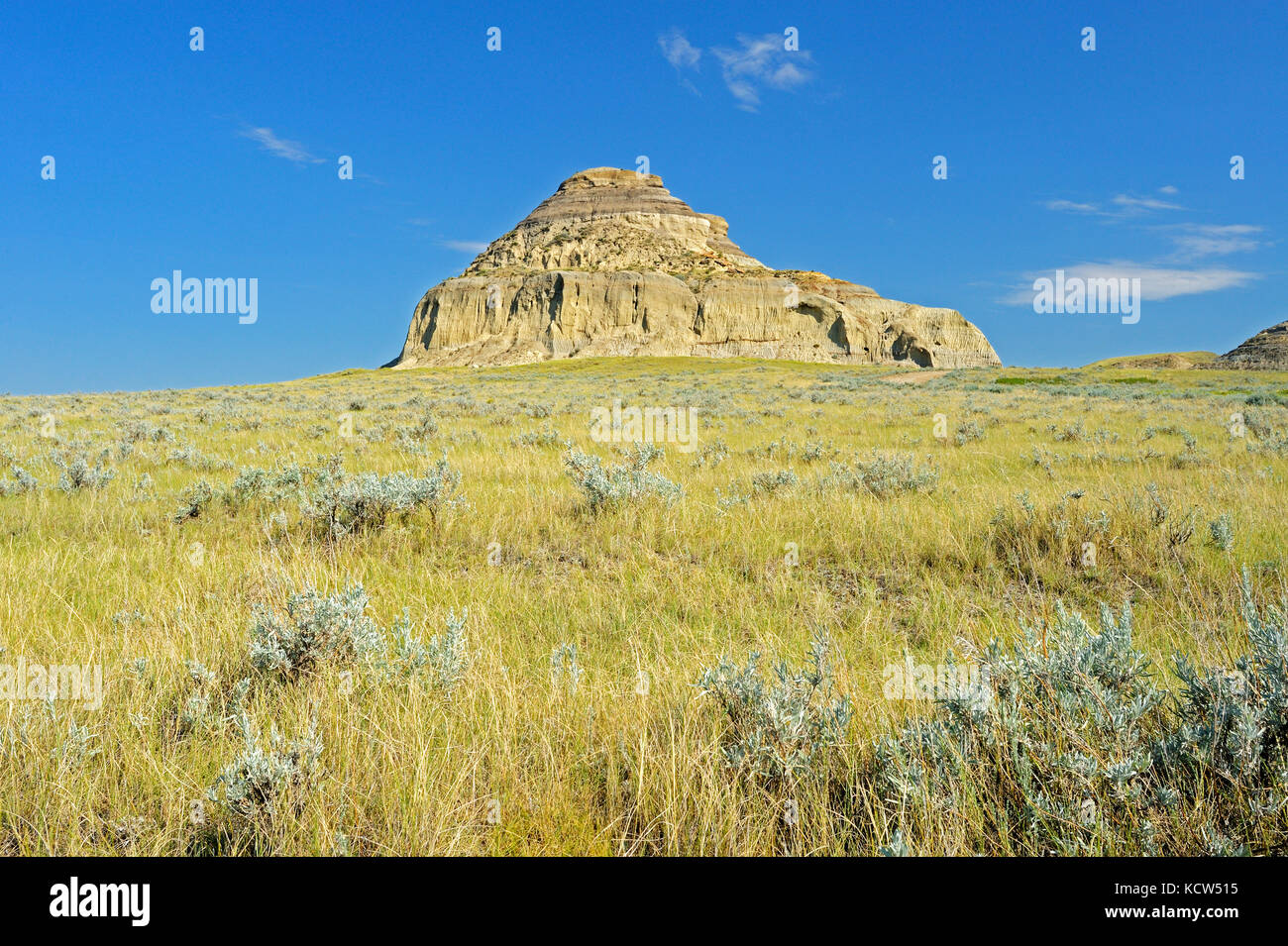 Castle Butte in the Big Muddy Badlands, Big Muddy Badlands ...