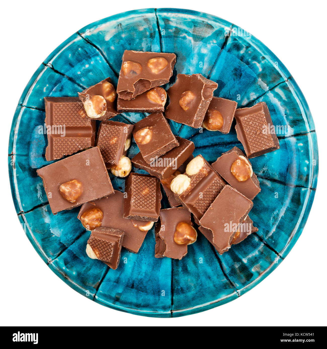 Round chocolate bar isolated on hi-res stock photography and images - Alamy