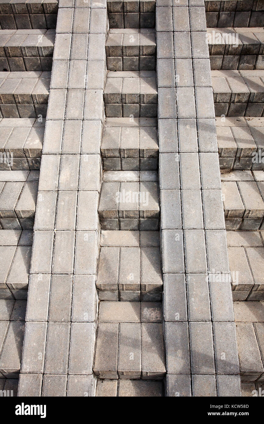 Concrete steps suitable for the disabled Stock Photo - Alamy