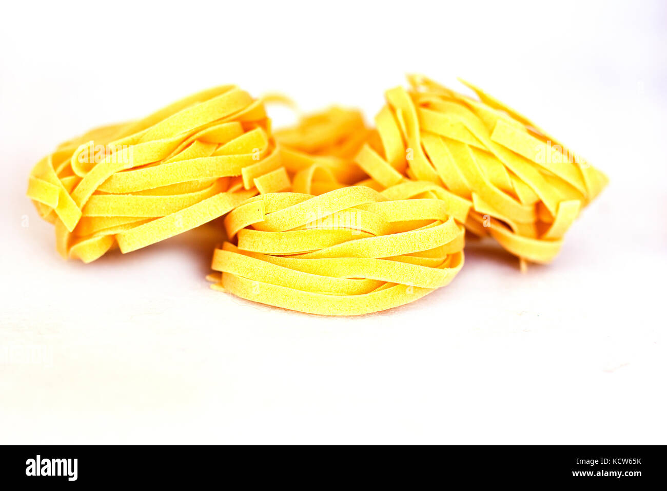 Uncooked tagliatelle isolate hi-res stock photography and images - Alamy
