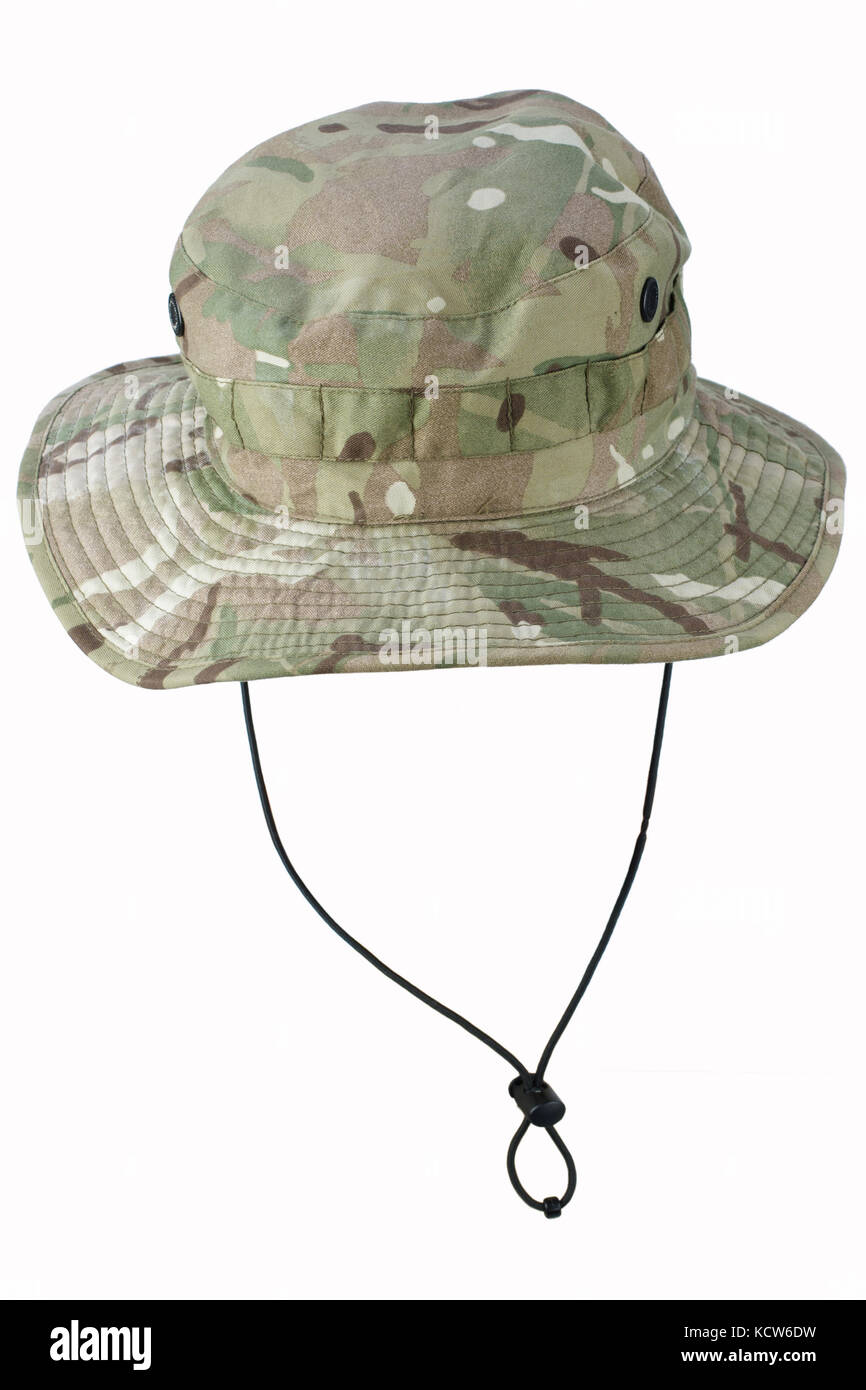 boonie hat isolated on white background Stock Photo - Alamy