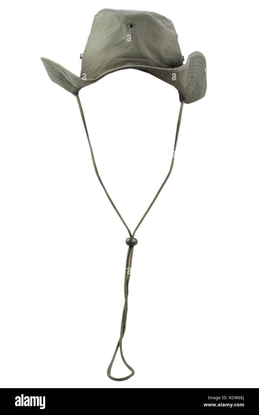 Boonie hat isolated on white background Stock Photo - Alamy