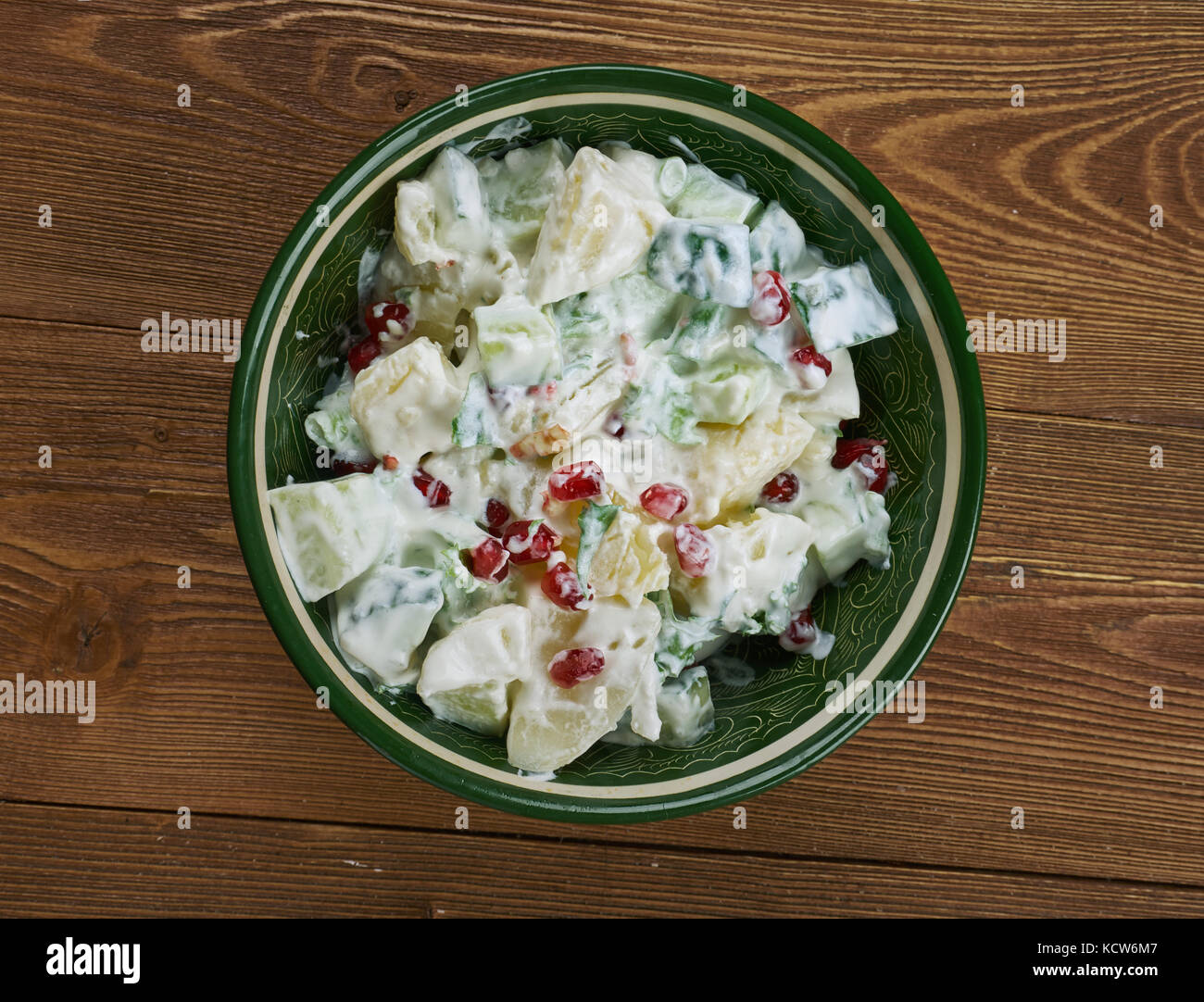 Nar salati - Turkish salad with potatoes and pomegranate Stock Photo ...