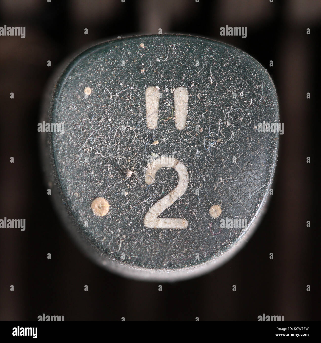 picture of a closeup of old disrty and dusty typewriter buttons Stock ...