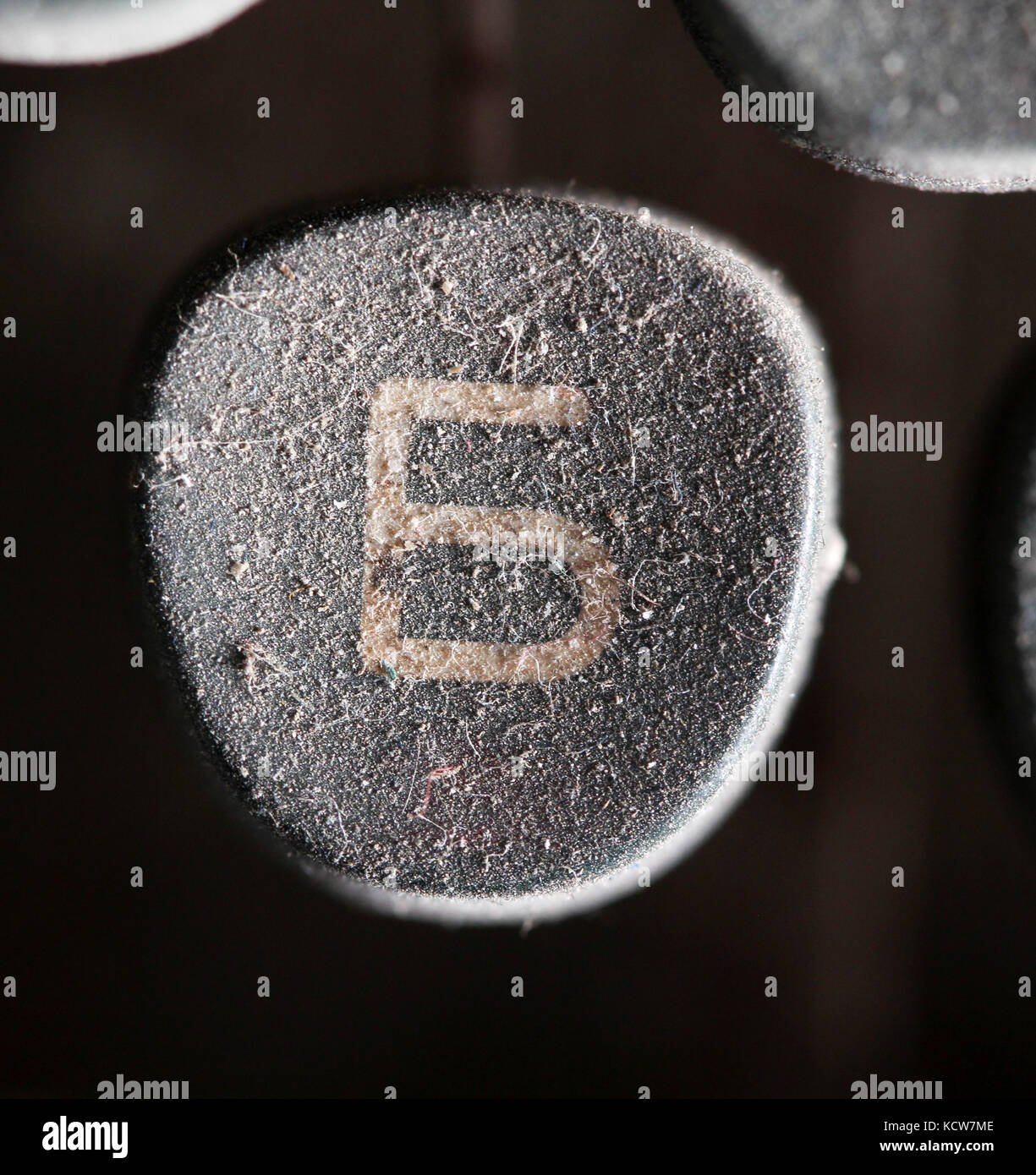 picture of a closeup of old disrty and dusty typewriter buttons Stock ...