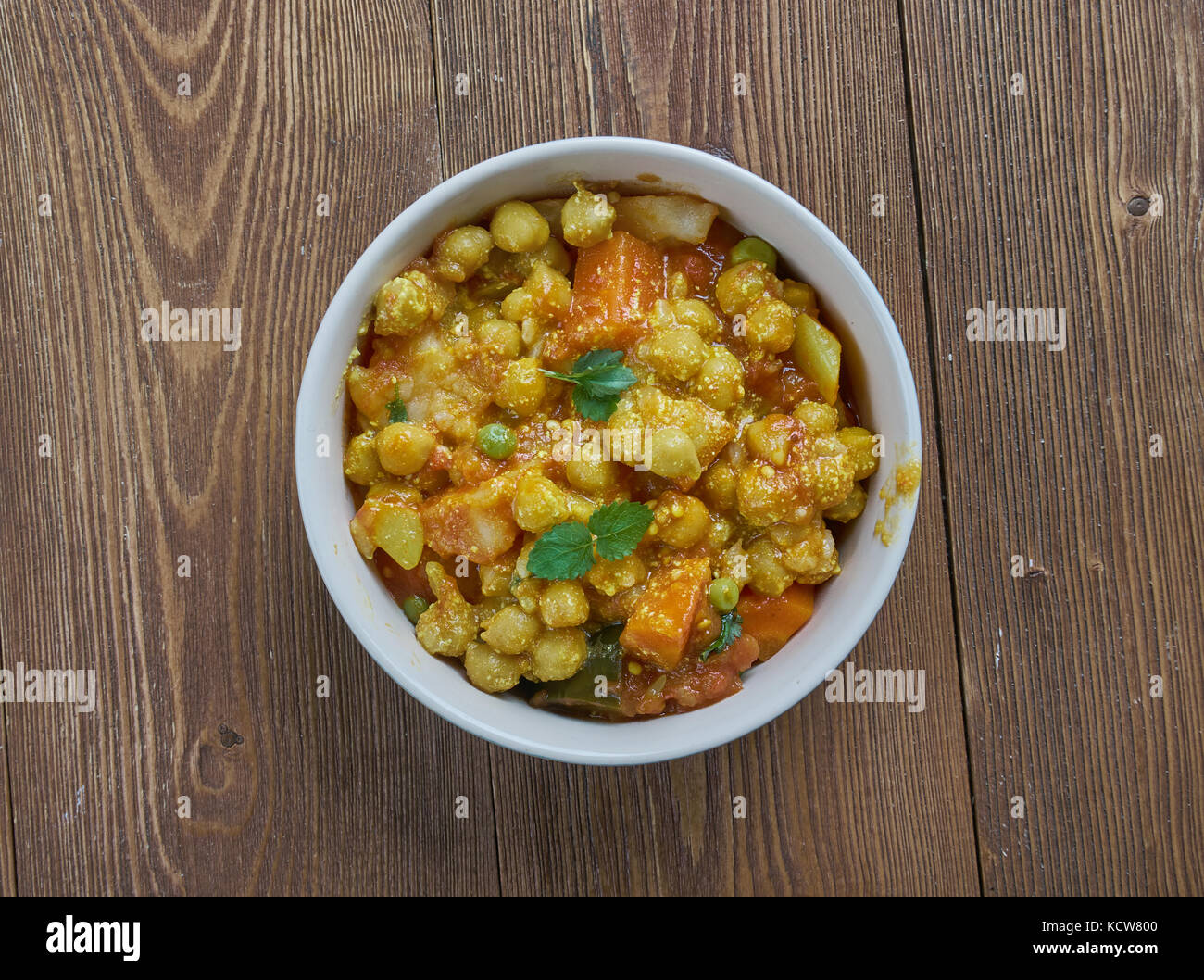 Vegetable tarkari - spicy vegetable curry, which is very popular in ...