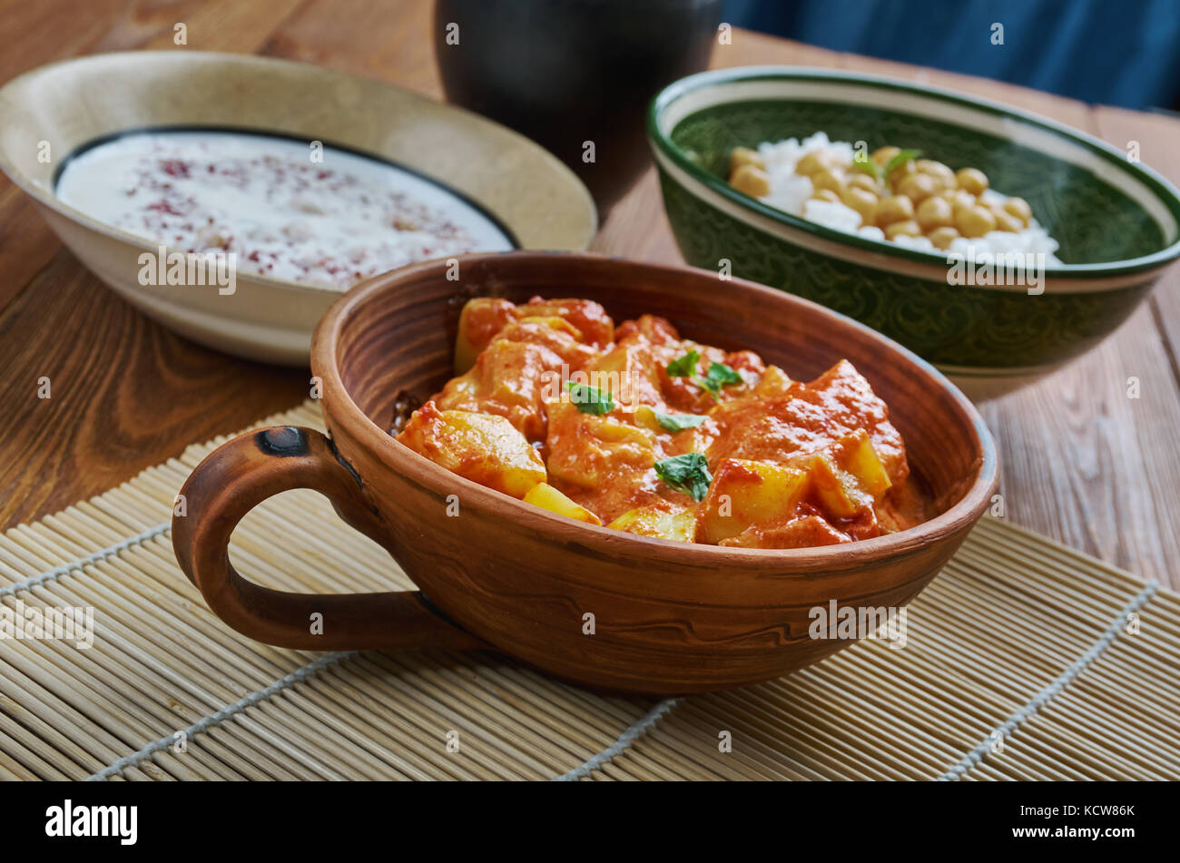 Spicy Pakistani Zucchini - traditional Pakistani cuisine, close up ...