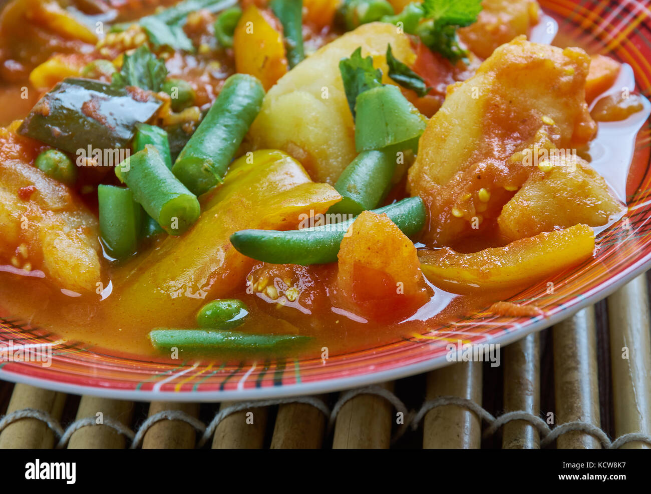 Vegetable Kolhapuri - traditional vegetable dish prepared in ...