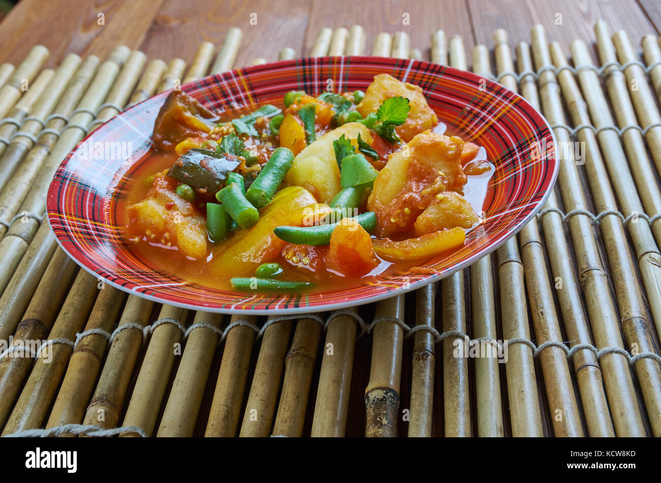 Vegetable Kolhapuri - traditional vegetable dish prepared in ...