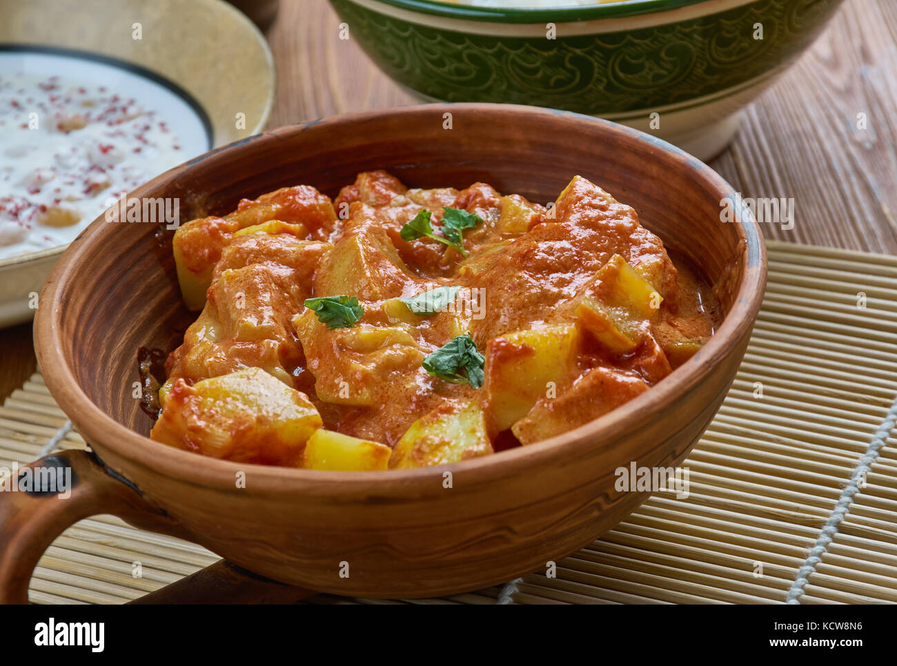Spicy Pakistani Zucchini - traditional Pakistani cuisine, close up ...