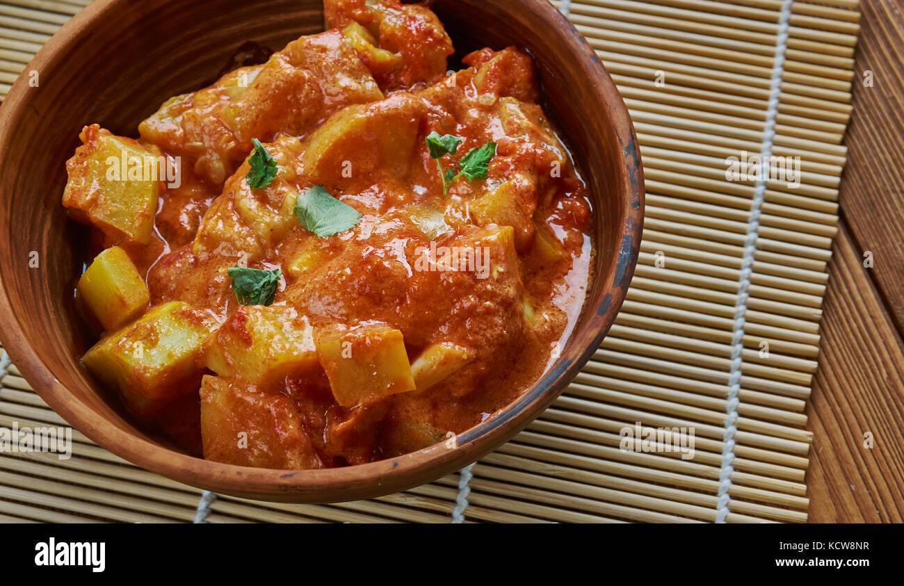 Spicy Pakistani Zucchini - traditional Pakistani cuisine, close up ...
