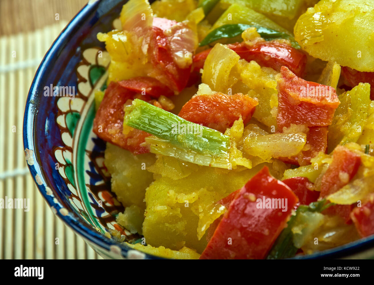 Gobhi Aloo Mutter Ki Sabzi - Punjabi style dish made from potato, peas ...