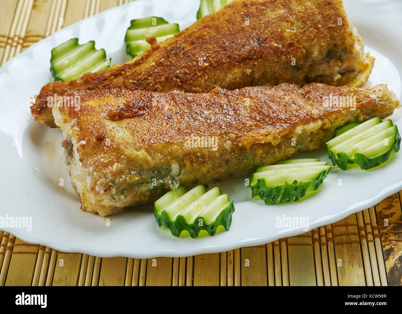 Lahori Fried Fish - delicious Indian Snacks Stock Photo - Alamy
