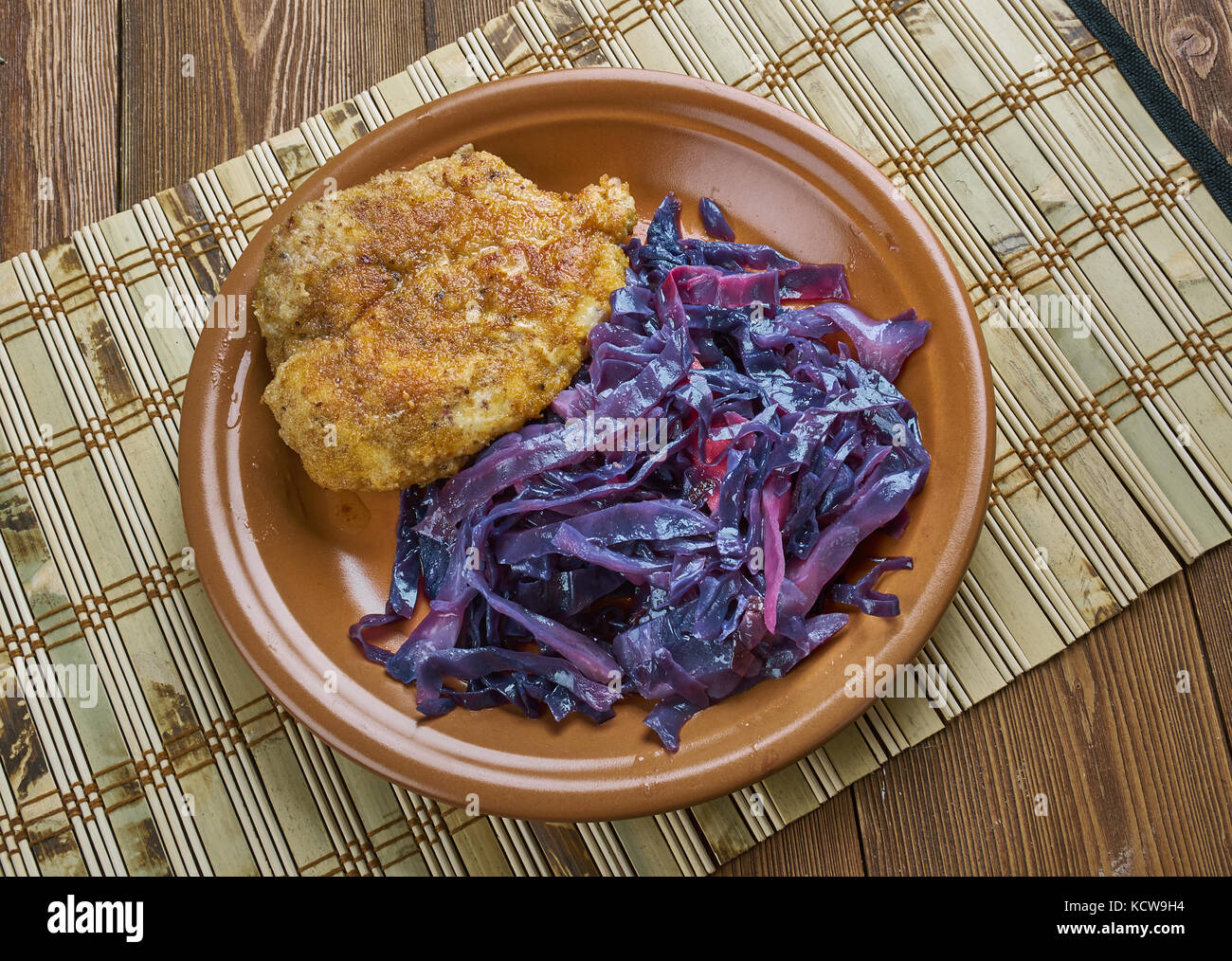 North Croatian Red Cabbage Stew, Traditional Balkan dish Stock Photo ...