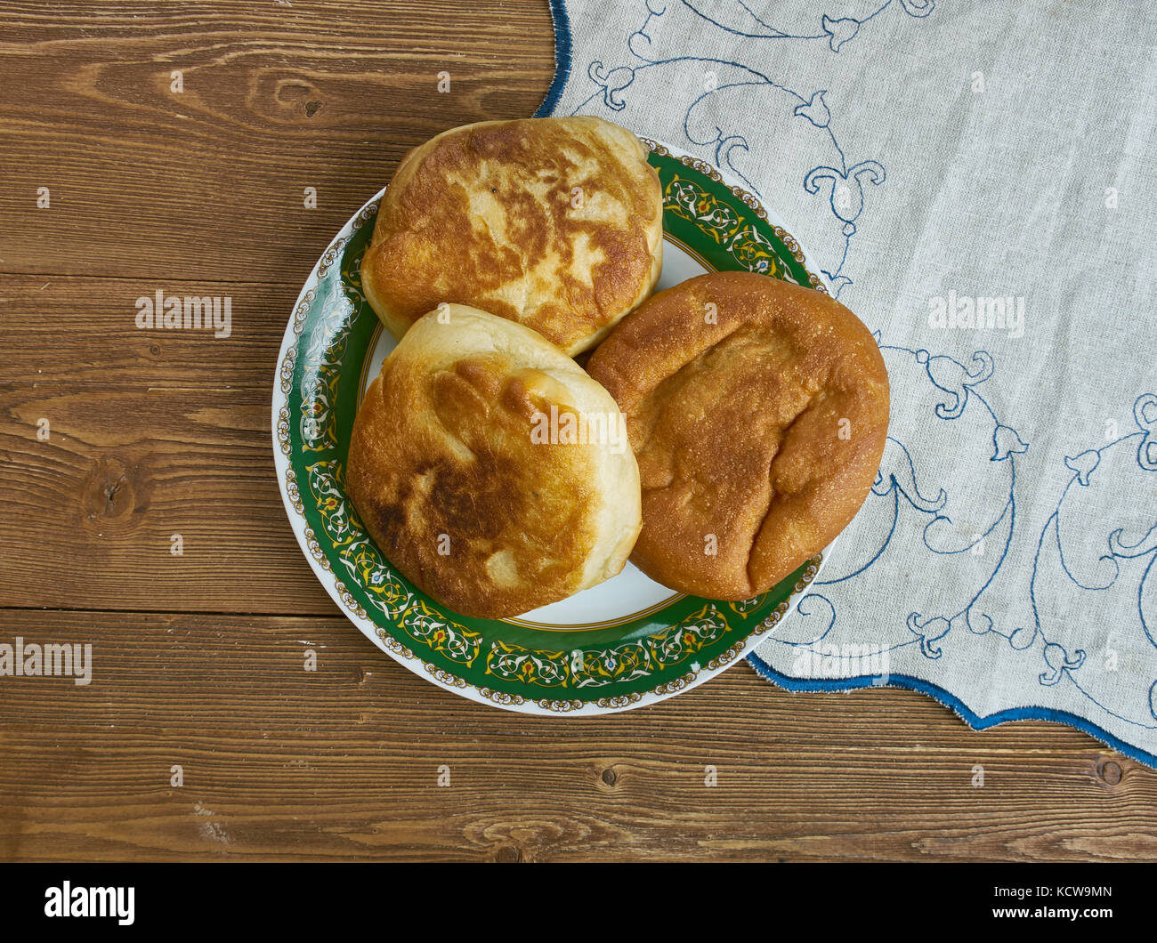 Boureek - libyan Lamb and parsley filled phyllo pastry, cose up Stock ...