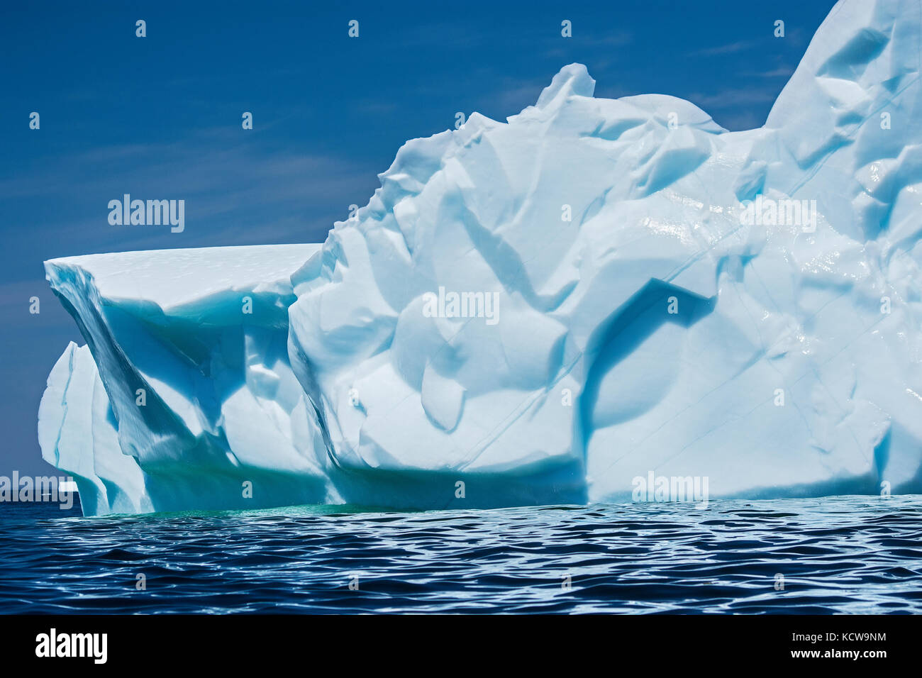 Icebergs in the Atlantic Ocean, St. Anthony, Newfoundland & Labrador ...