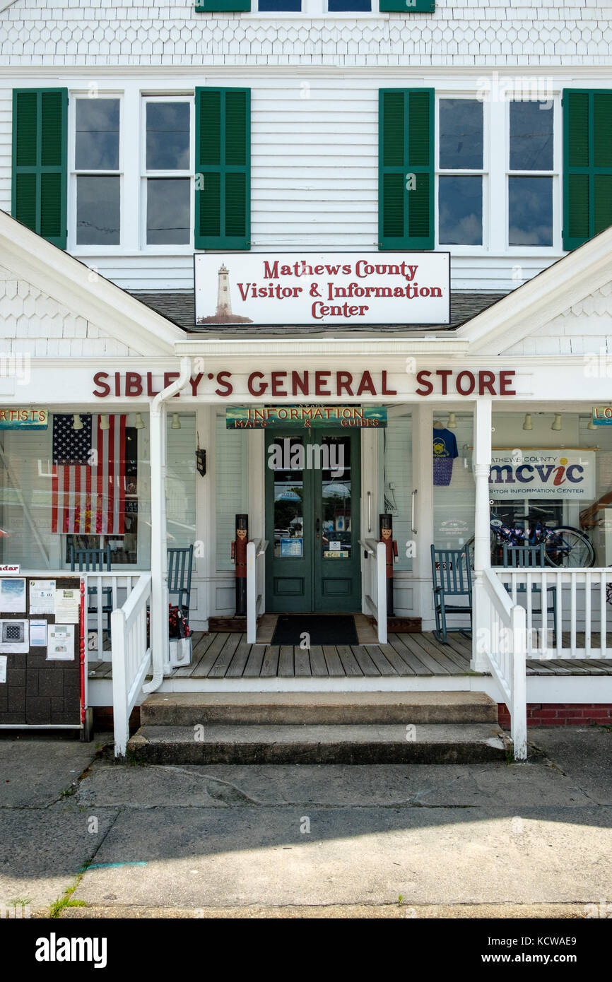 Mathews County Visitor Center, Sibleys General Store, 239 Main Street ...