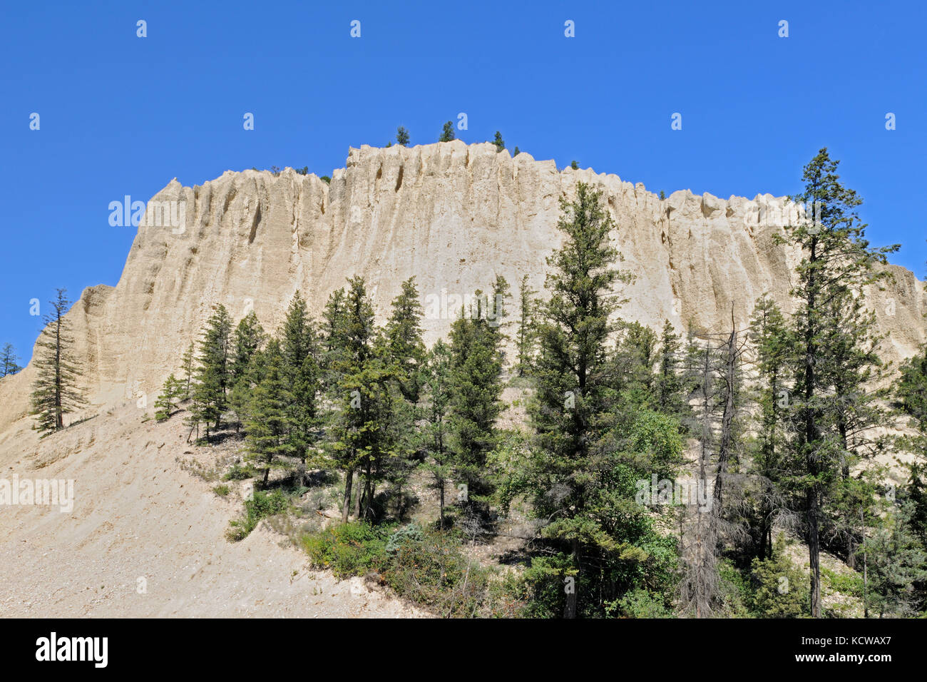 Hoodoos in Badlands. Dutch Creek Hoodoos. , Near Fairmont Hot Springs ...