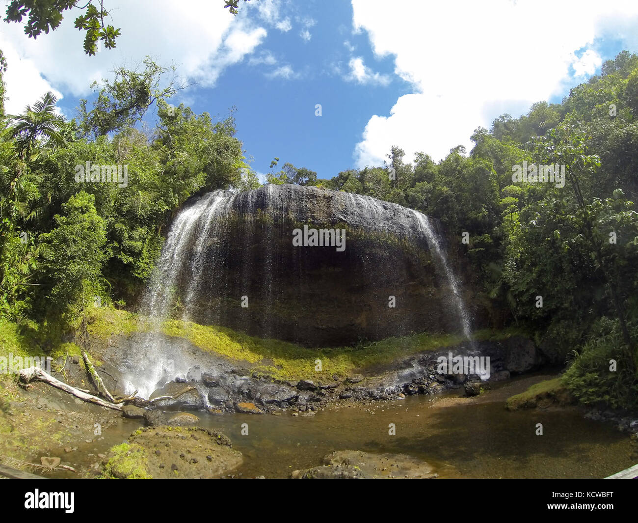 waterfall in palau Stock Photo - Alamy