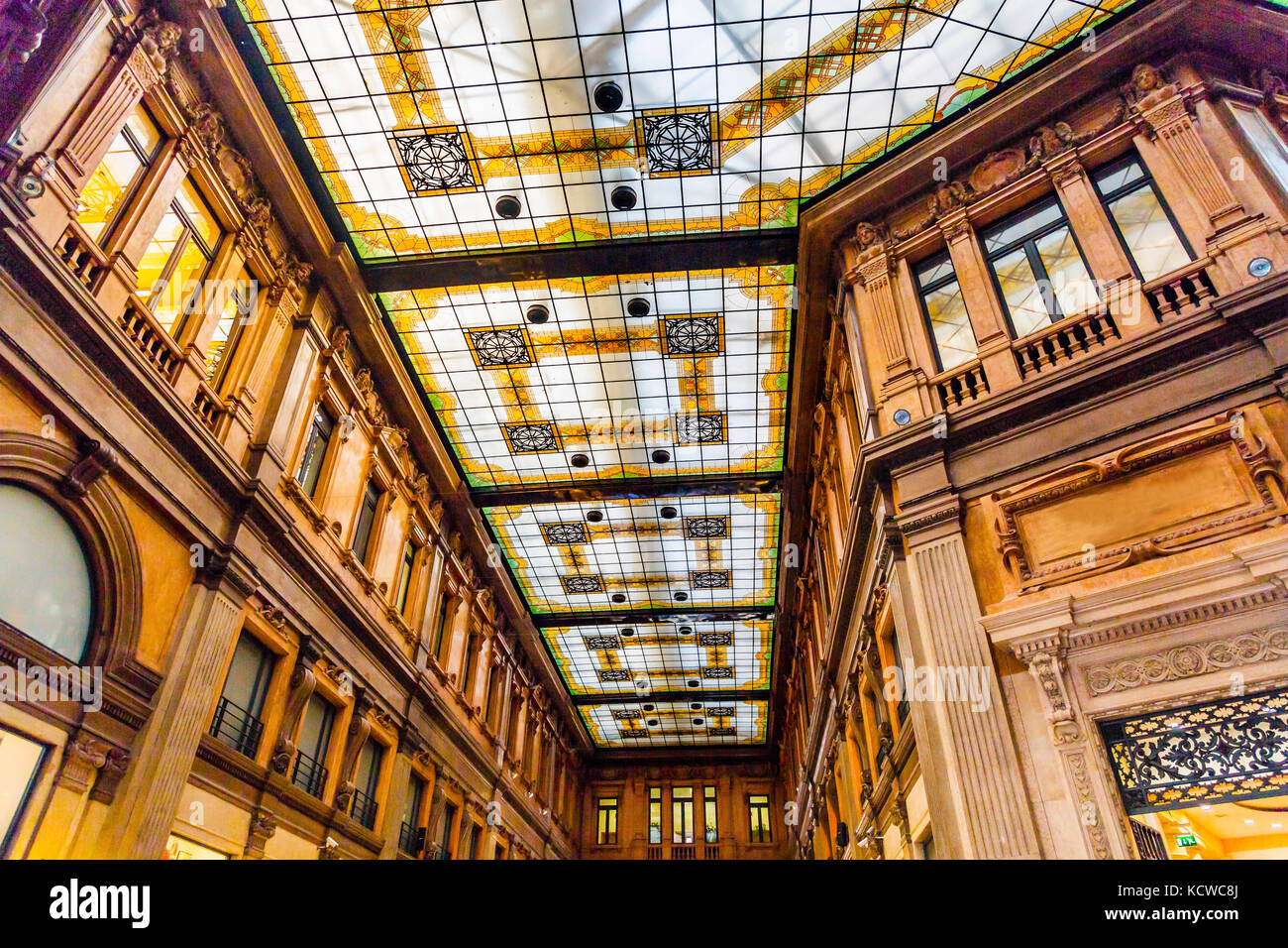 Galleria Alberto Sordi Old Shopping Mall Rome Italy. Shopping mall ...
