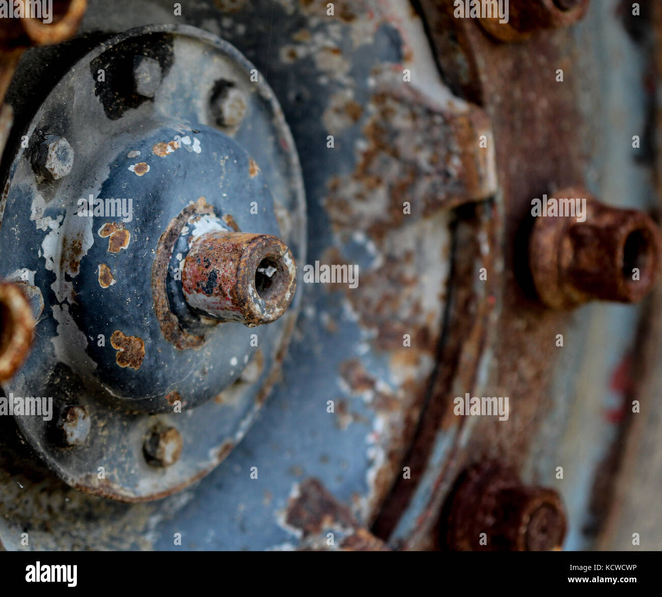 picture of a details close upof and old rusty truck wheel Stock Photo ...