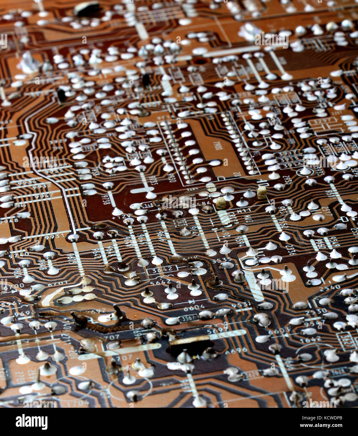 Solder vintage computer components hi-res stock photography and images ...