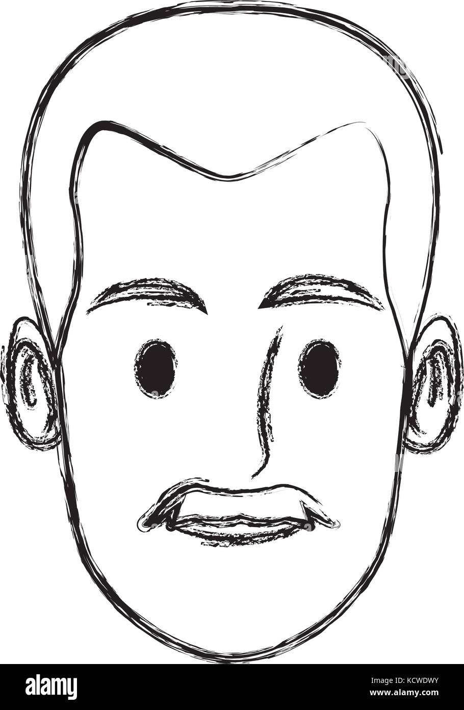 Man face cartoon Stock Vector Image & Art - Alamy