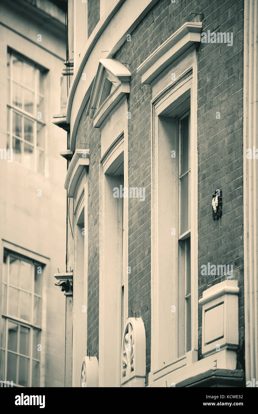 London street view with historical buildings Stock Photo - Alamy
