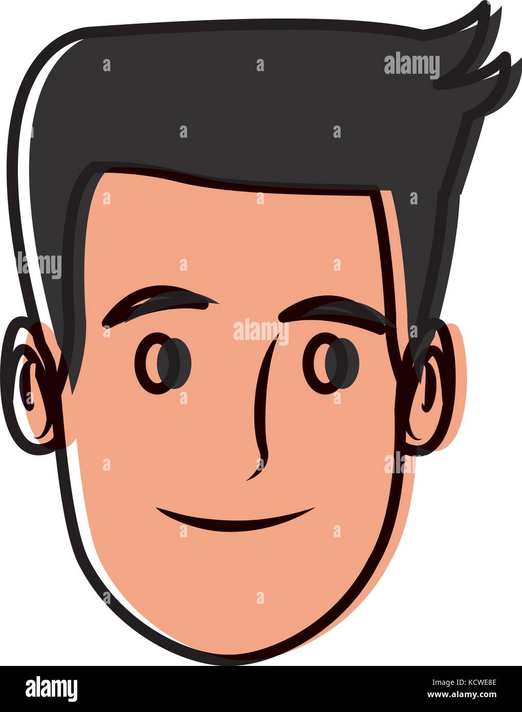 Man face cartoon Stock Vector Image & Art - Alamy