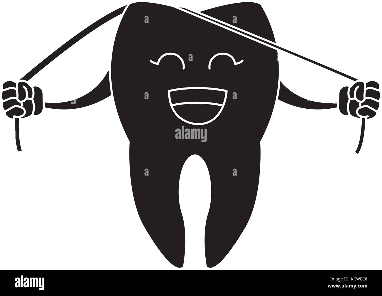 Cute tooth cartoon Stock Vector Image & Art - Alamy