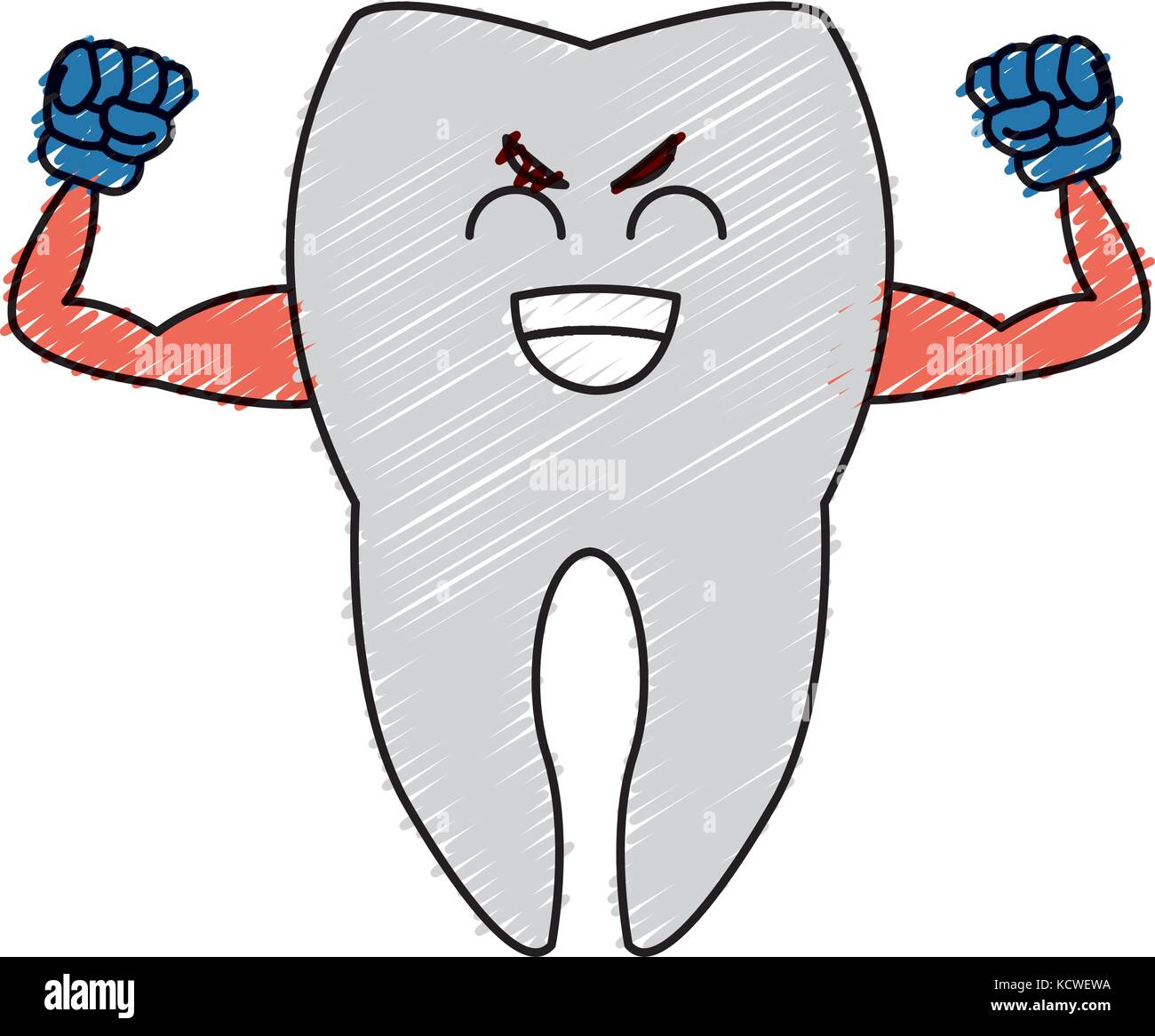 Cute tooth cartoon Stock Vector Image & Art - Alamy