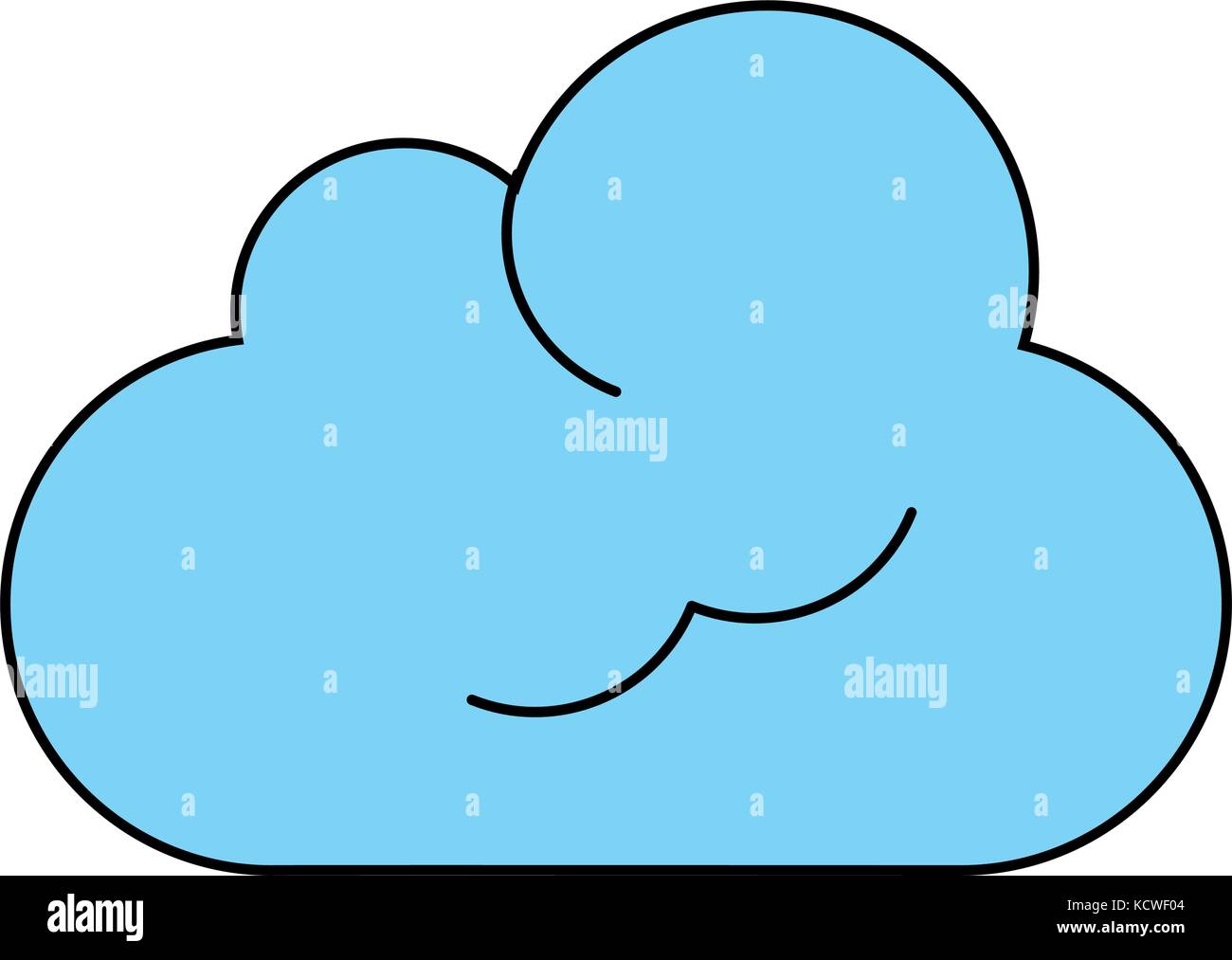 single cloud icon image Stock Vector Image & Art - Alamy
